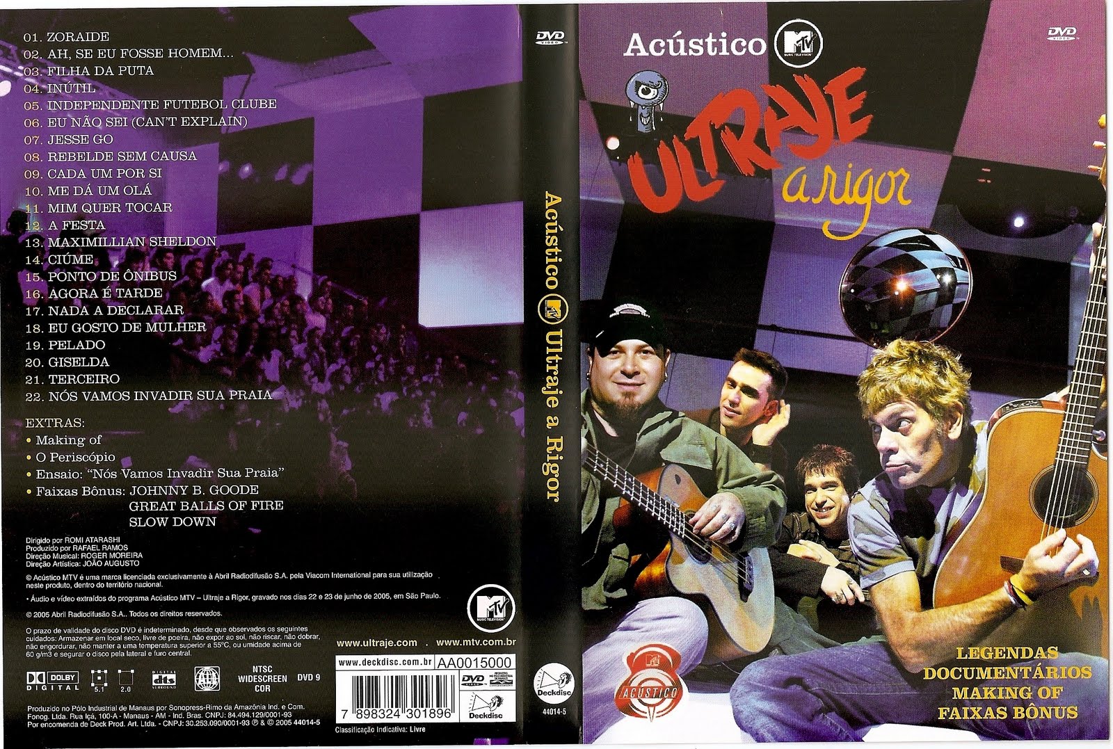 Nossos DVD's: Ultraje à Rigor - Acústico MTV